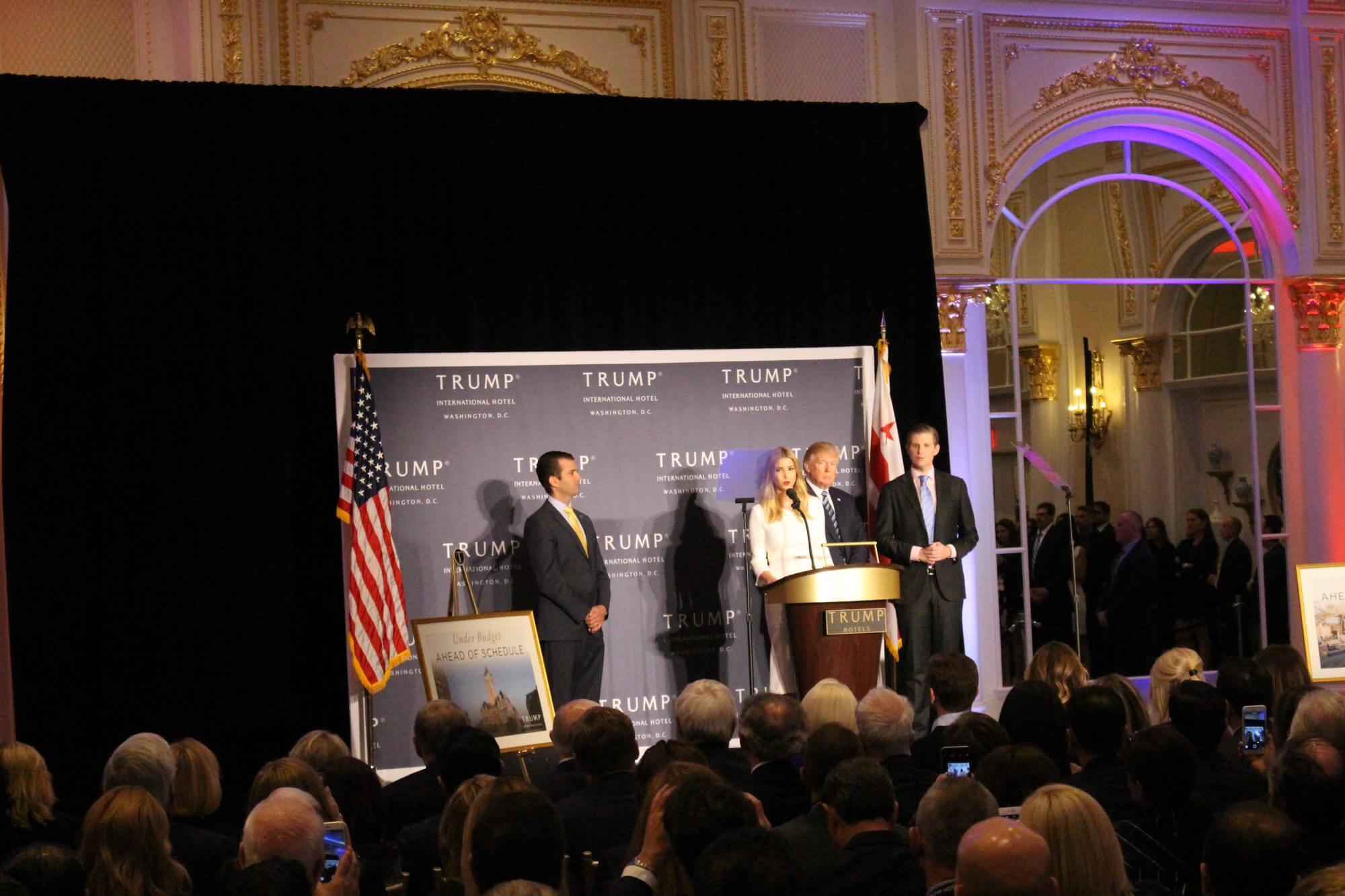 A tale of two Trump events - Medill on the Hill