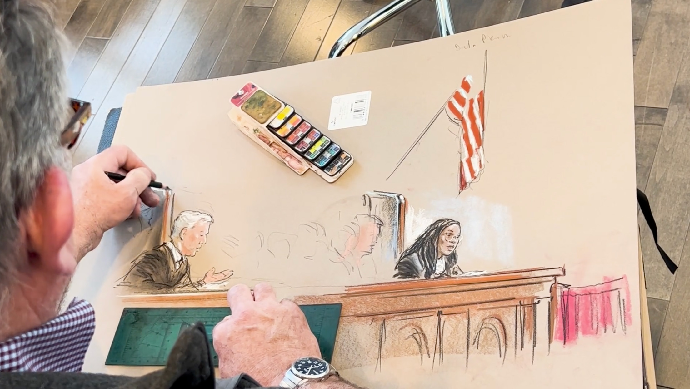Video: Drawing history, one sketch at a time - Medill on the Hill